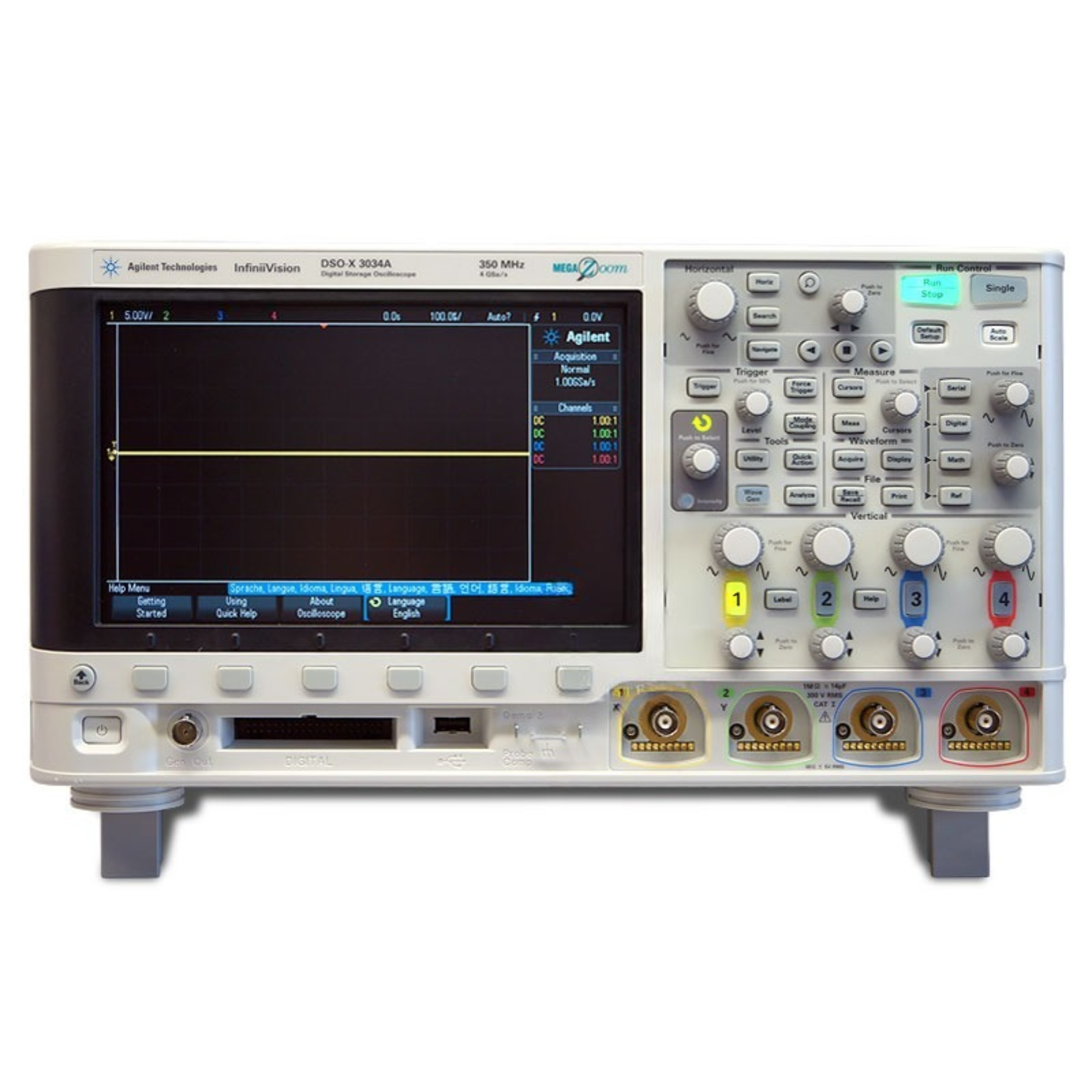Agilent DSO-X 3034A Oscilloscope | 350 MHz 4-Channel Digital Scope ...